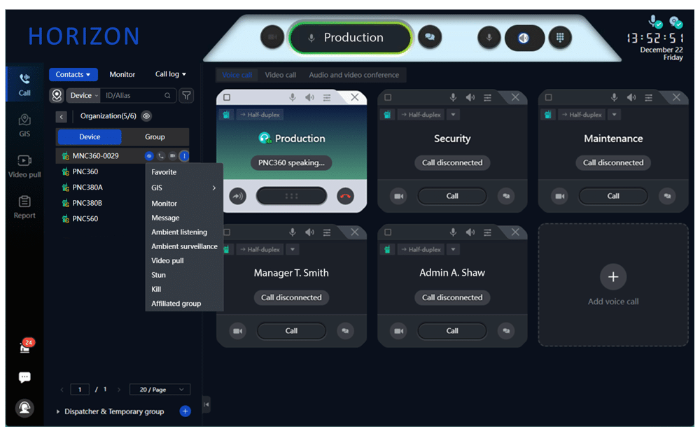 HORIZON Dispatch - Professional Wireless Communications